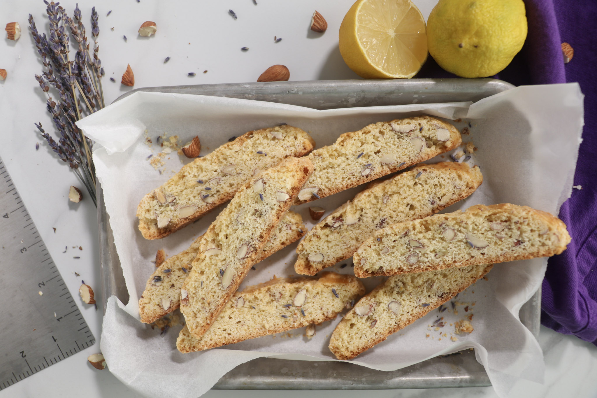 Lavender & Lemon Biscotti