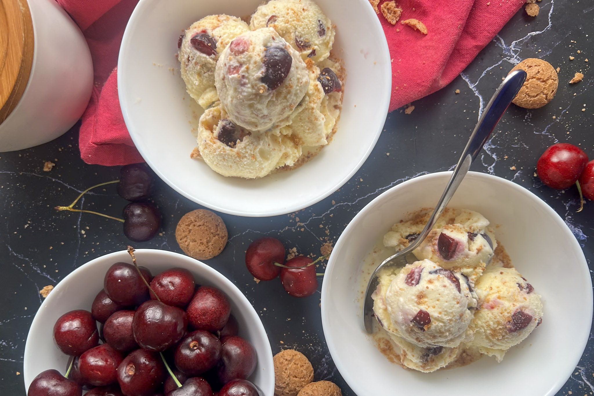 Amaretto & Black Cherry Gelato